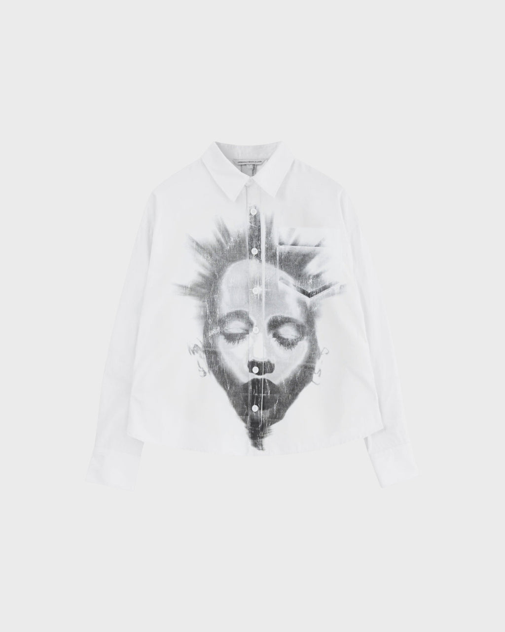 Helios Face L/S Boxy Shirt - Bone – Zafiro Clothing