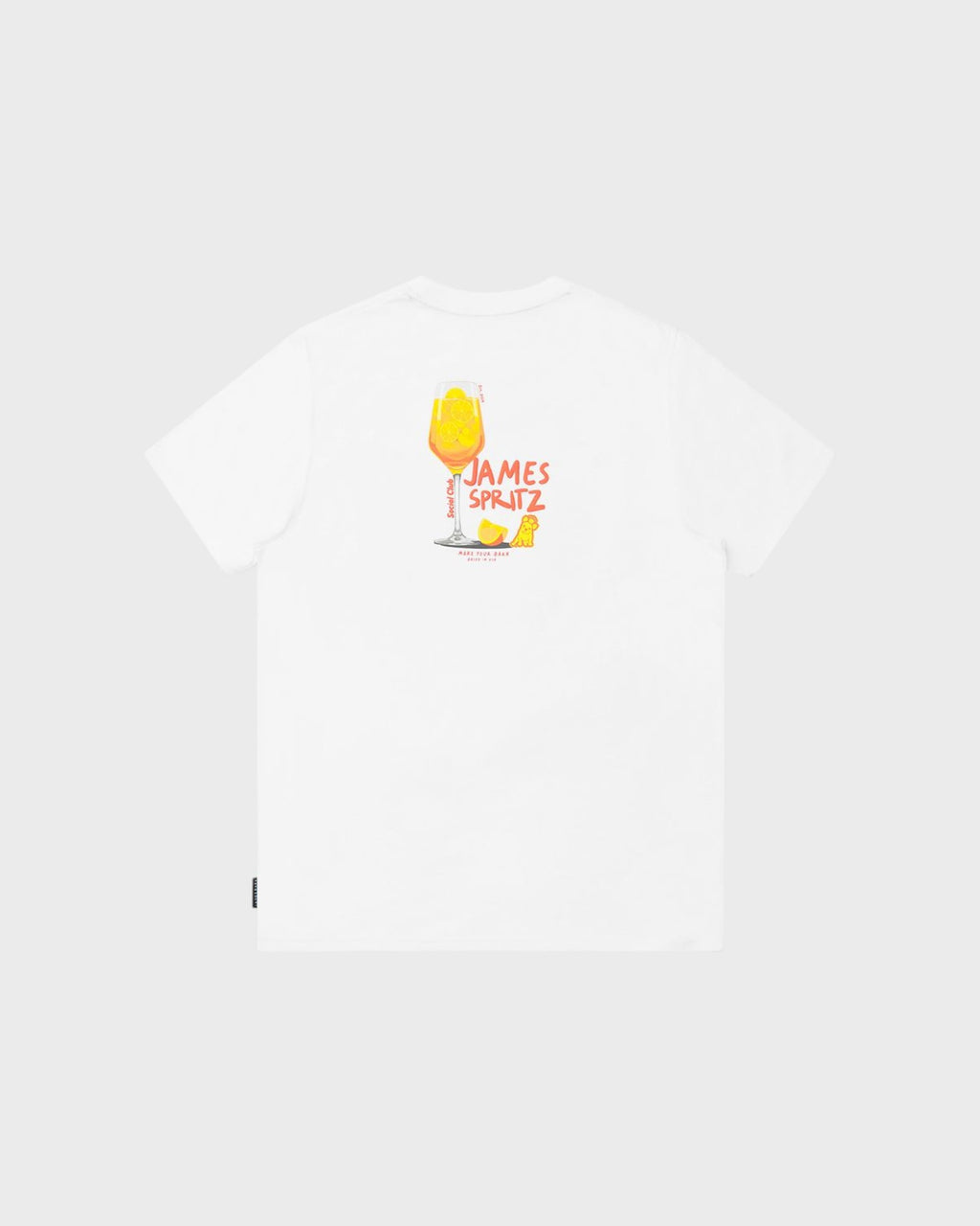 Men's James Spritz Graphic Tee - Brilliant White – Zafiro Clothing