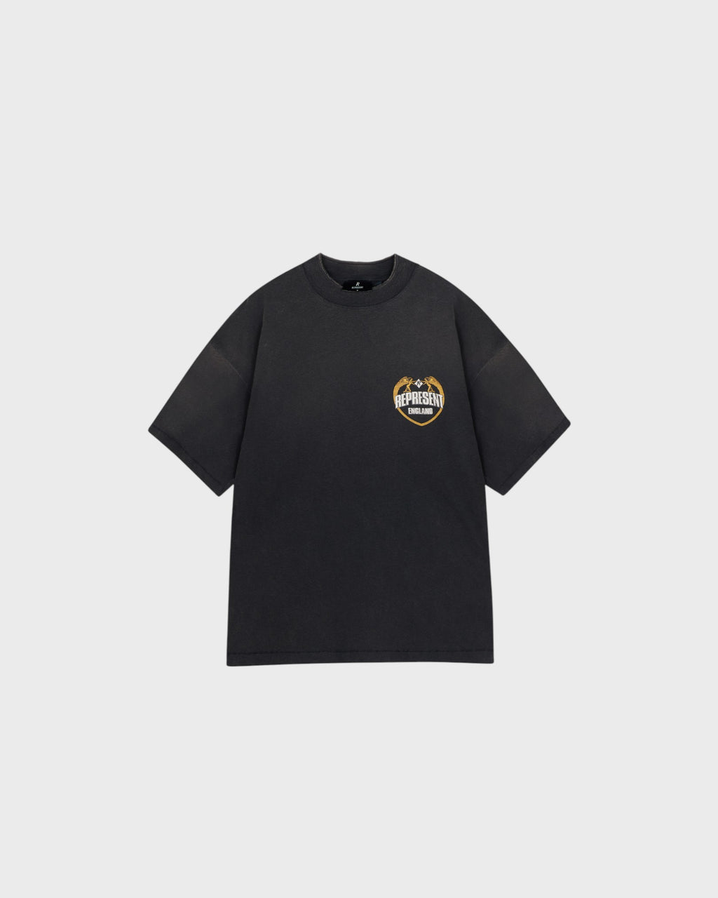 Represent Angel Border T-Shirt - Stained Black – Zafiro Clothing